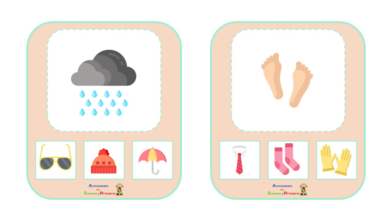 Tarjetas para trabajar la analogías visuales - Actividades de infantil ...