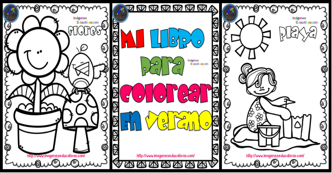 Cuadernillo de dibujos de verano para colorear - Actividades de ...