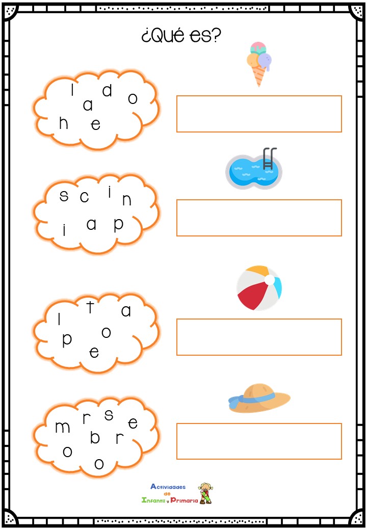 vocabulario verano (1)