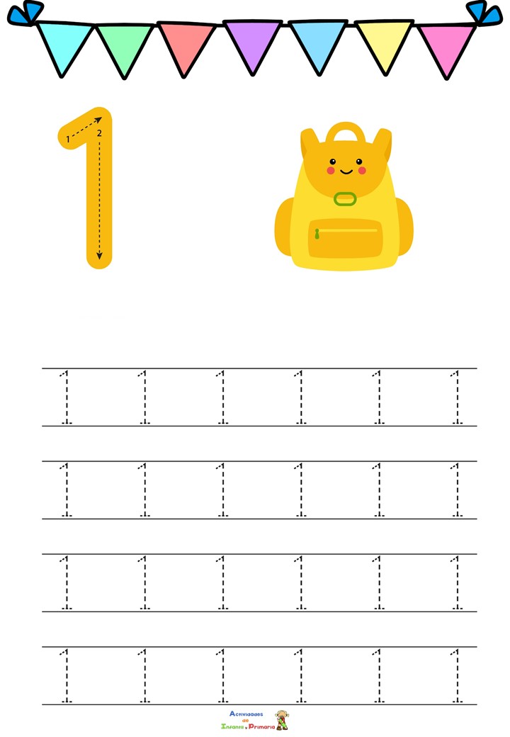 Plantilla Numeros 1