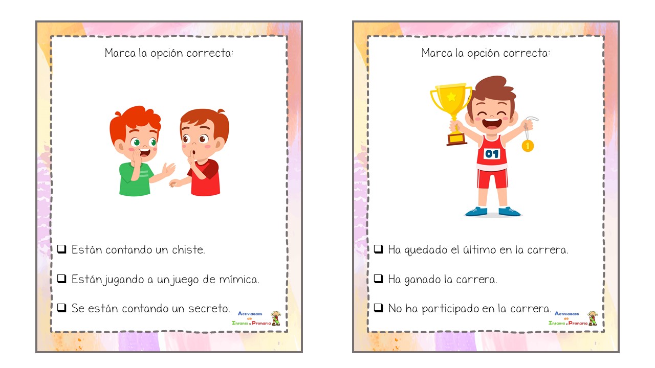 Nueva actividad para trabajar inferencias visuales con niños ...