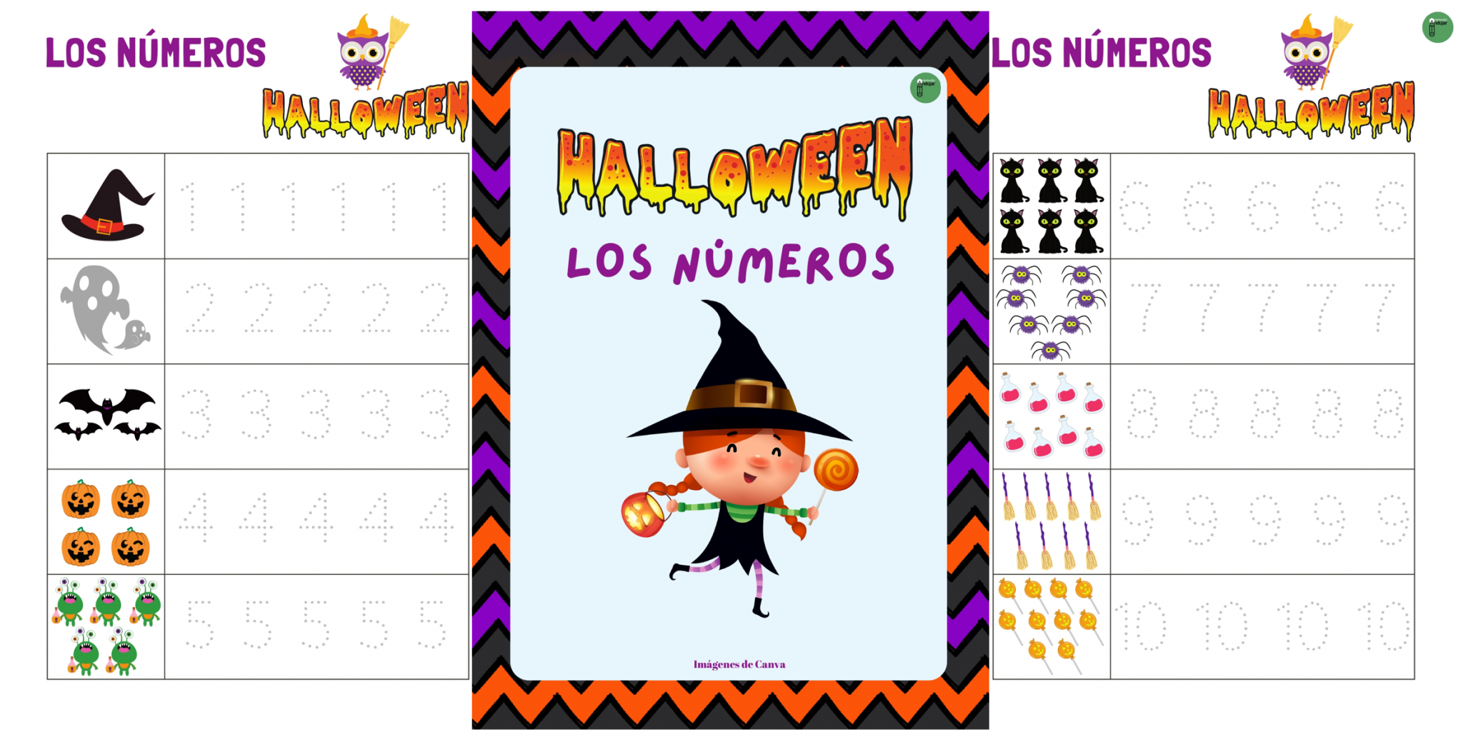 Hojas De Trabajo De Matemáticas De Halloween Para Imprimir