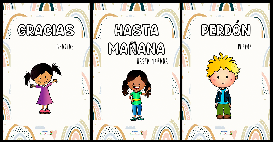 Preciosos carteles de las palabras mágicas para decorar tu aula ...