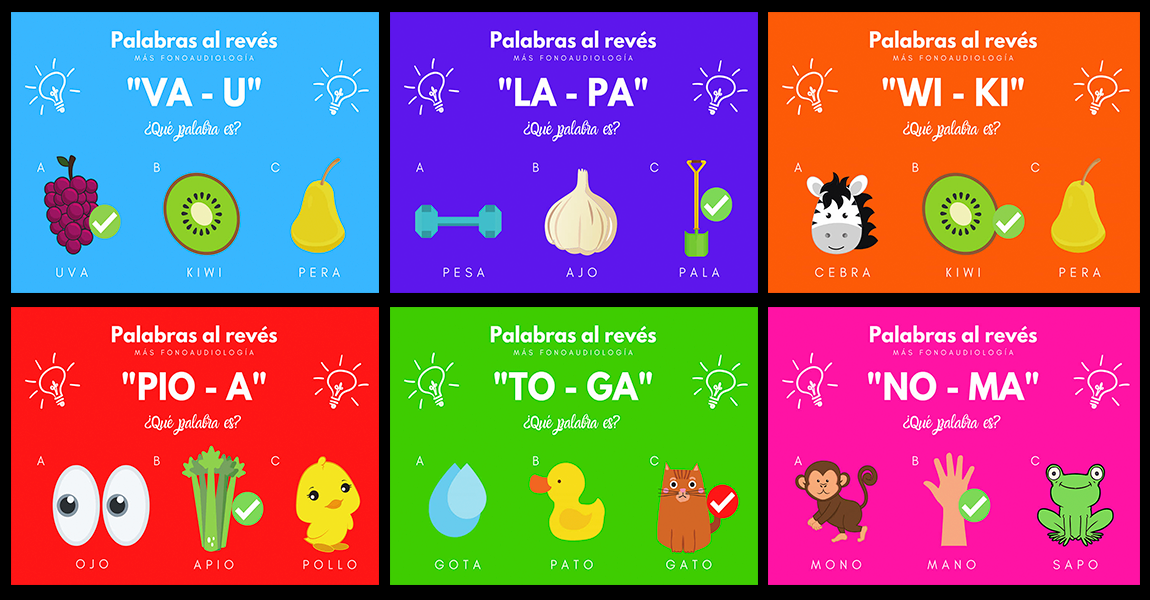 Habilidades fonológicas: Palabras al revés - Actividades de infantil y ...