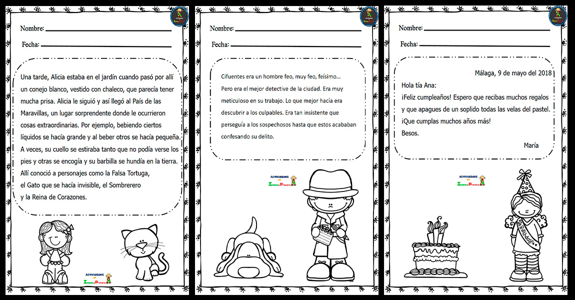 Actividades De Lectura Para 2 Grado De Primaria Para Imprimir ...