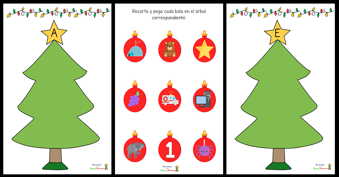 Actividad manipulativa: El árbol de las vocales - Actividades de ...
