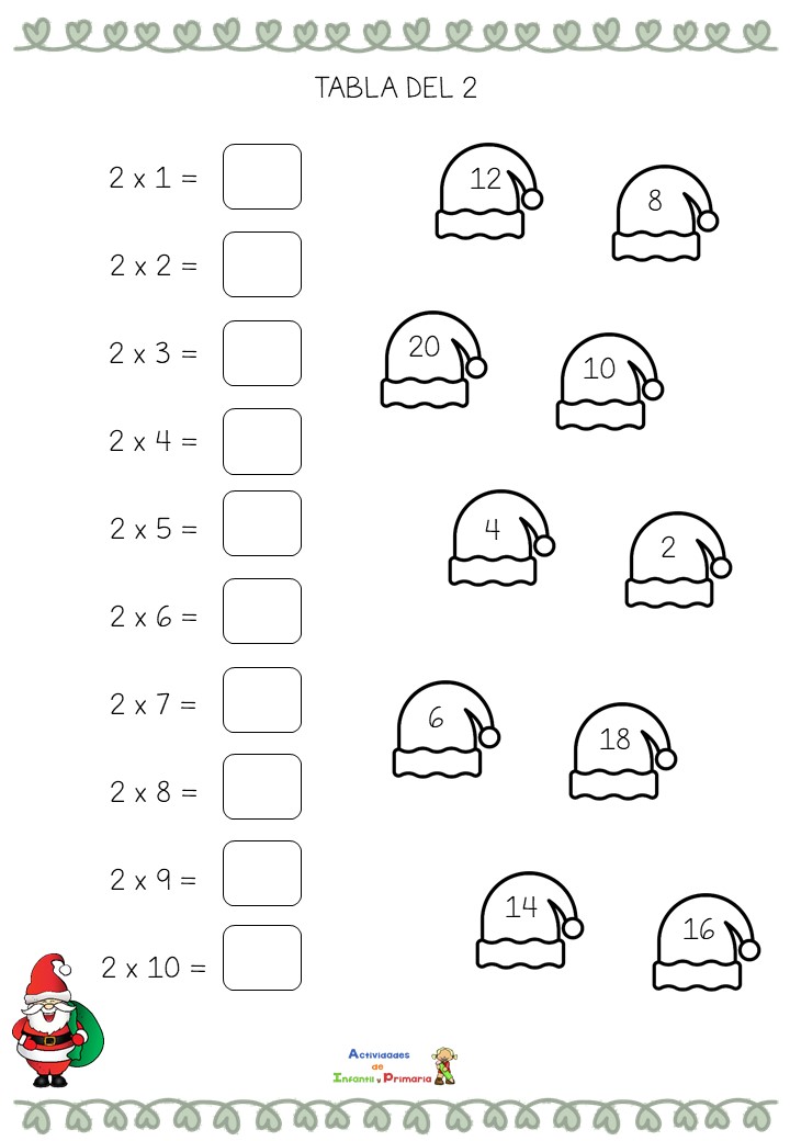 tablas multiplicar Navidad (2)