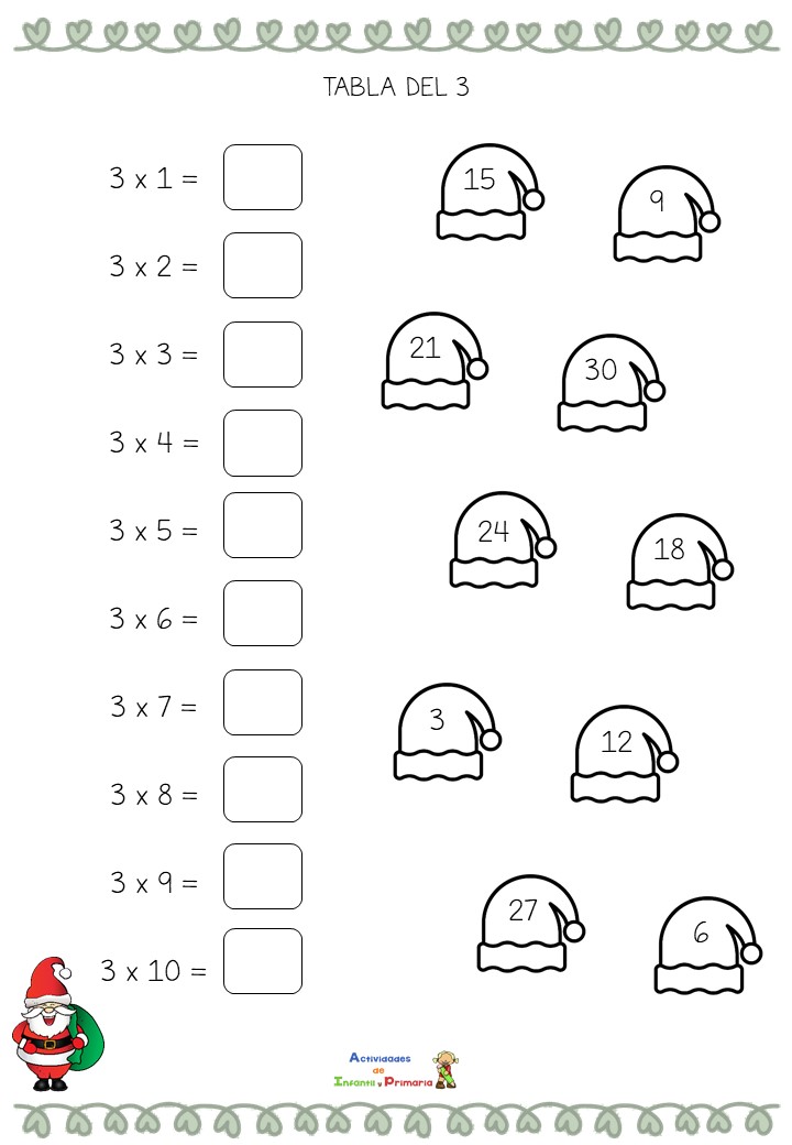 tablas multiplicar Navidad (3)