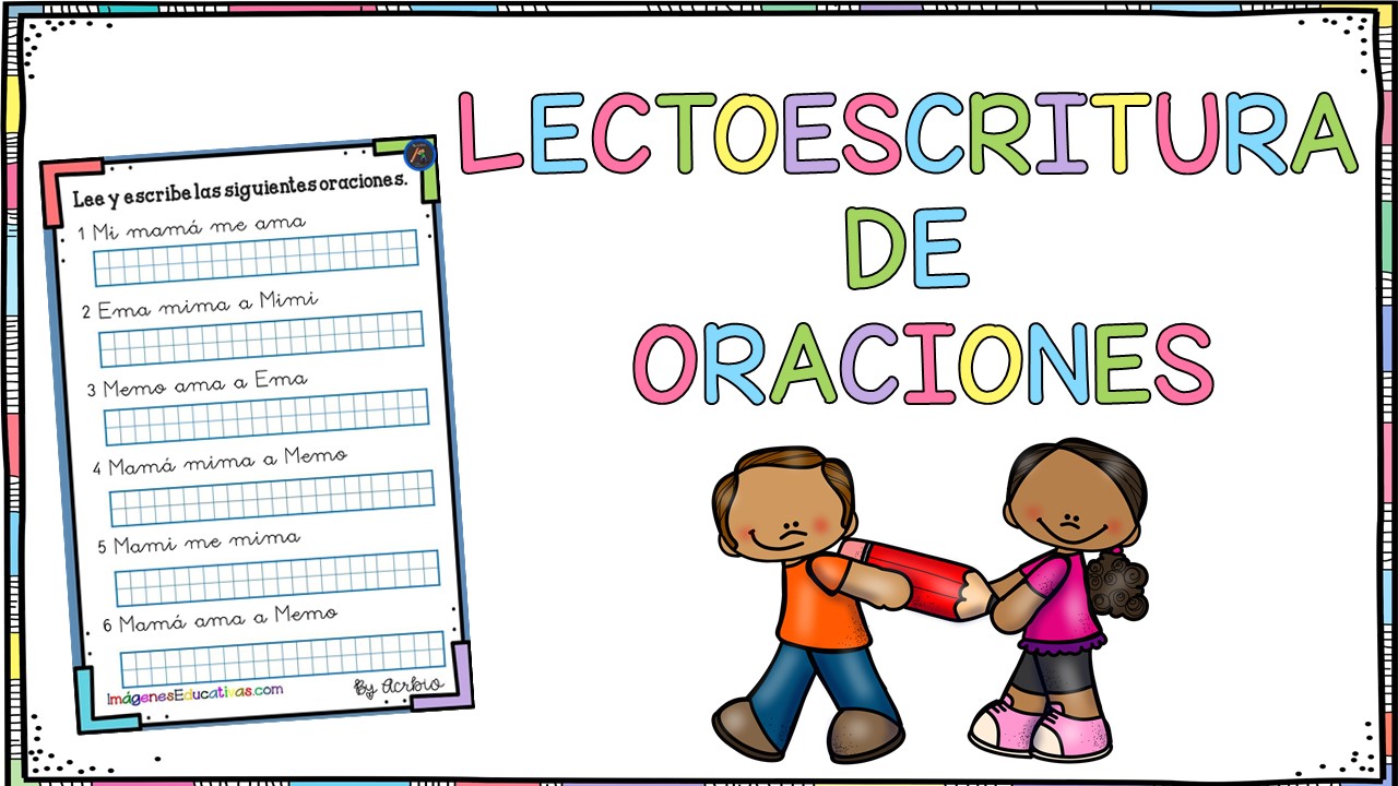 Completo cuadernillo: Lectoescritura de oraciones - Actividades de ...