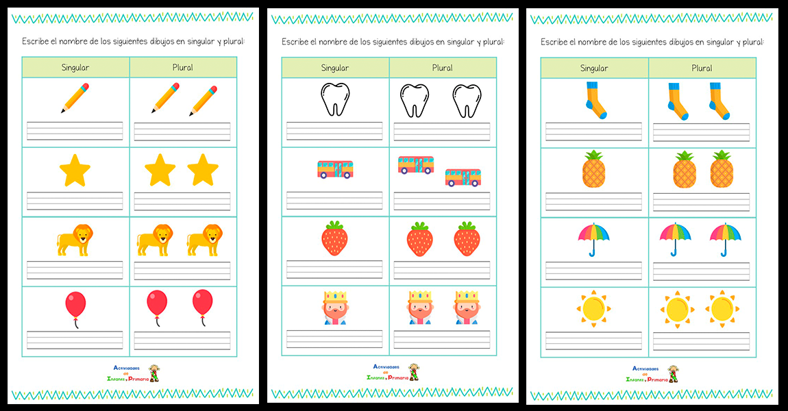 Hoja De Trabajo De Sustantivos Posesivos En Singular Y Plural, Tercer Grado