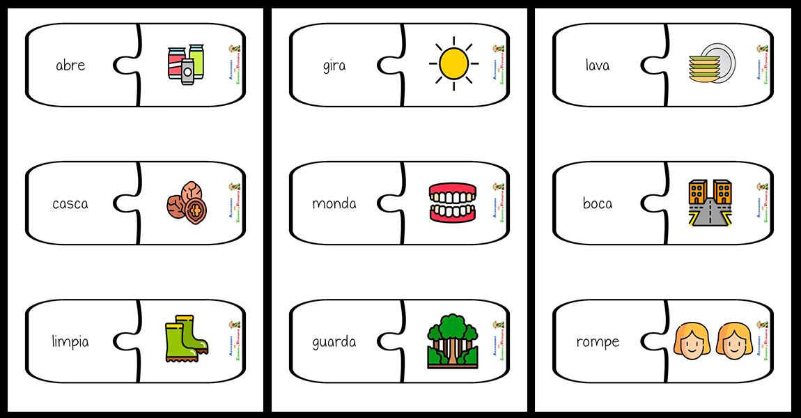 Recurso manipulativo: Palabras compuestas - Actividades de infantil y ...