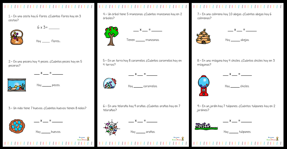 Problemas De Multiplicacion