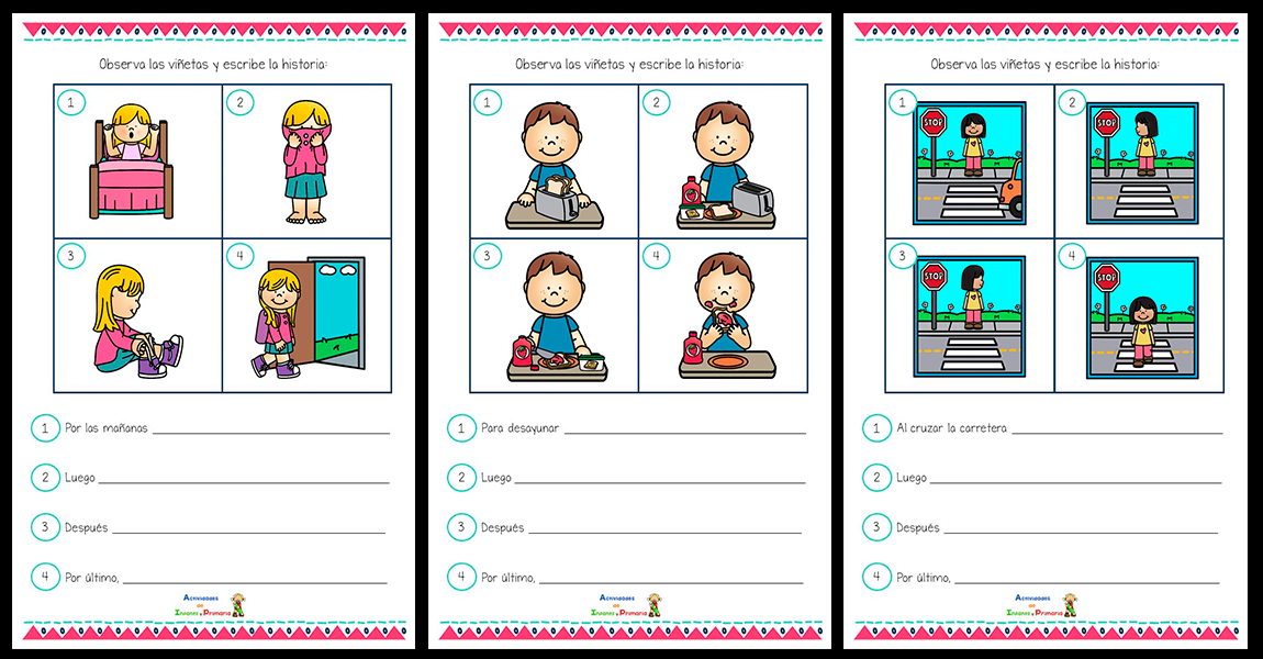Hojas De Trabajo De Historias De Secuencia Cuento De Caperucita Roja