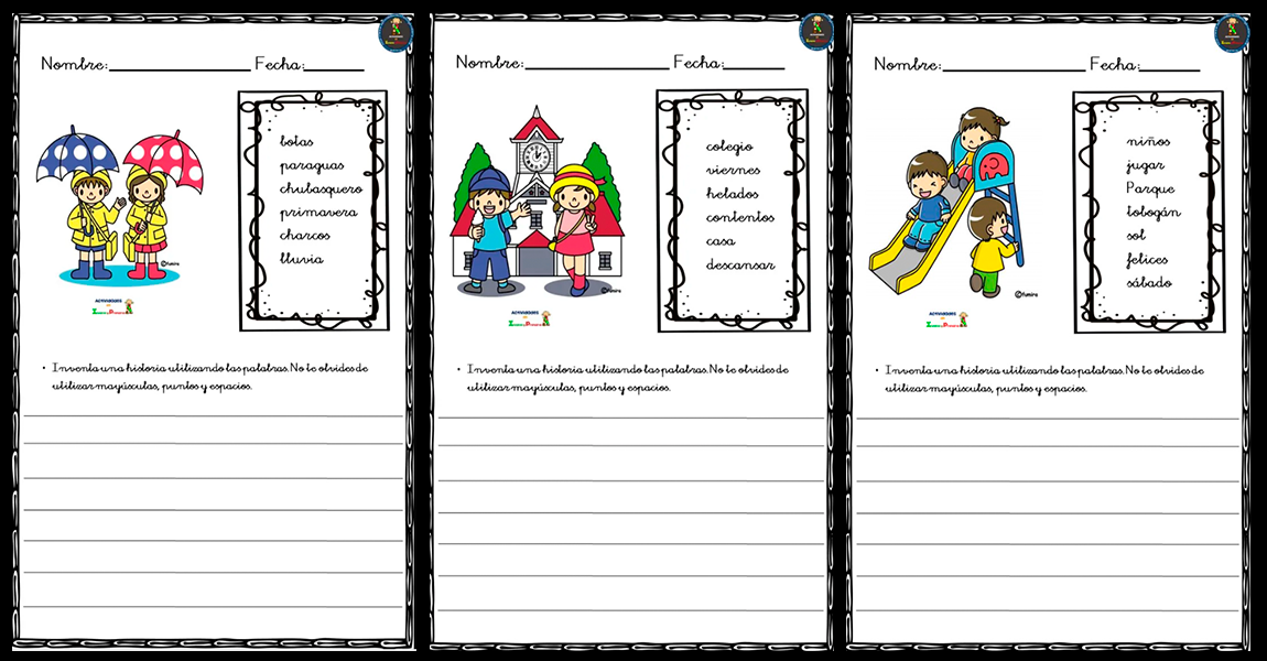 Escritura creativa: Inventa una historia - Actividades de infantil y ...