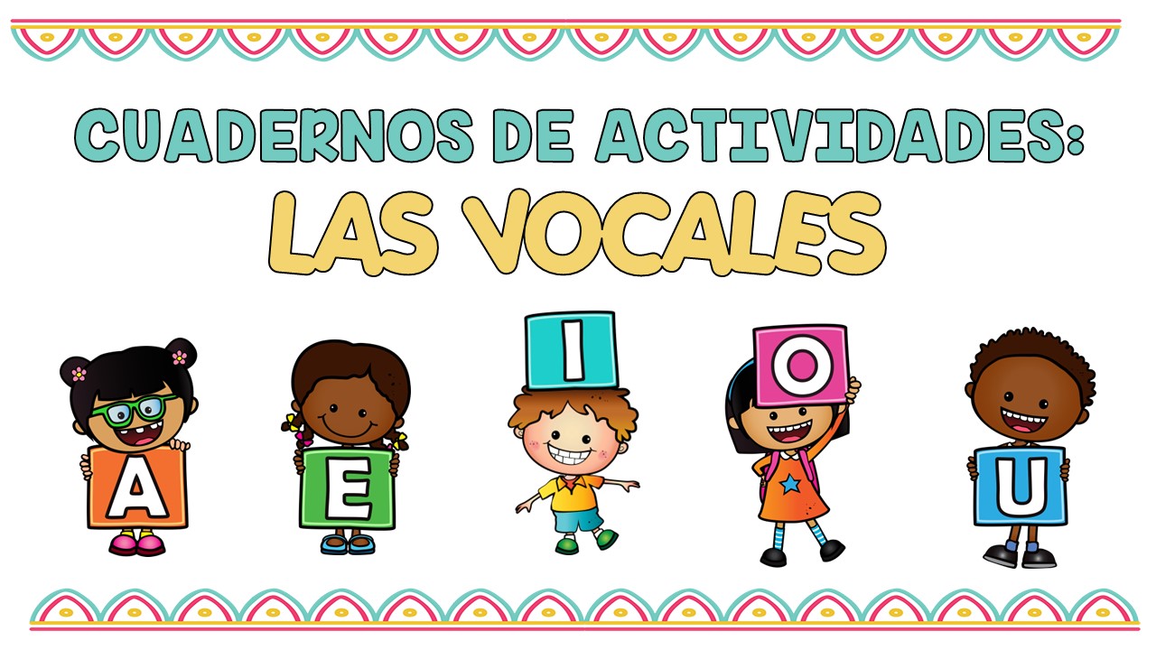 Cuaderno Para Trabajar Las Vocales Page 0001 Las Vocales Preescolar