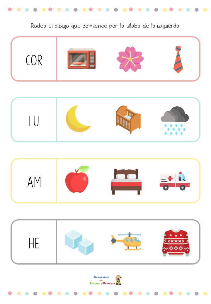 sílaba inicial de una palabra (3)