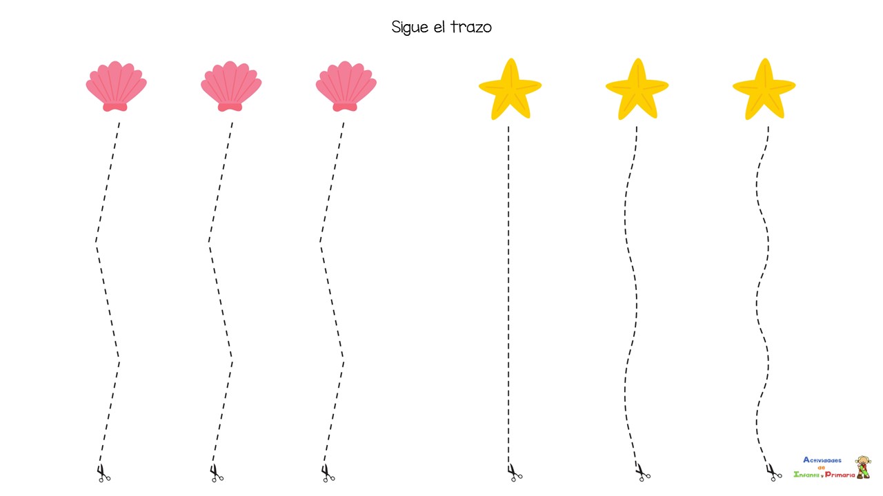 Verano Grafomotricidad Fichas Preescolar Trazos Hojas Trabajo Edufichas ...