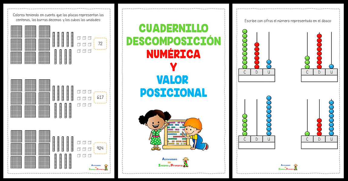 Cuadernillo De Actividades Descomposición Numérica Y Valor Posicional