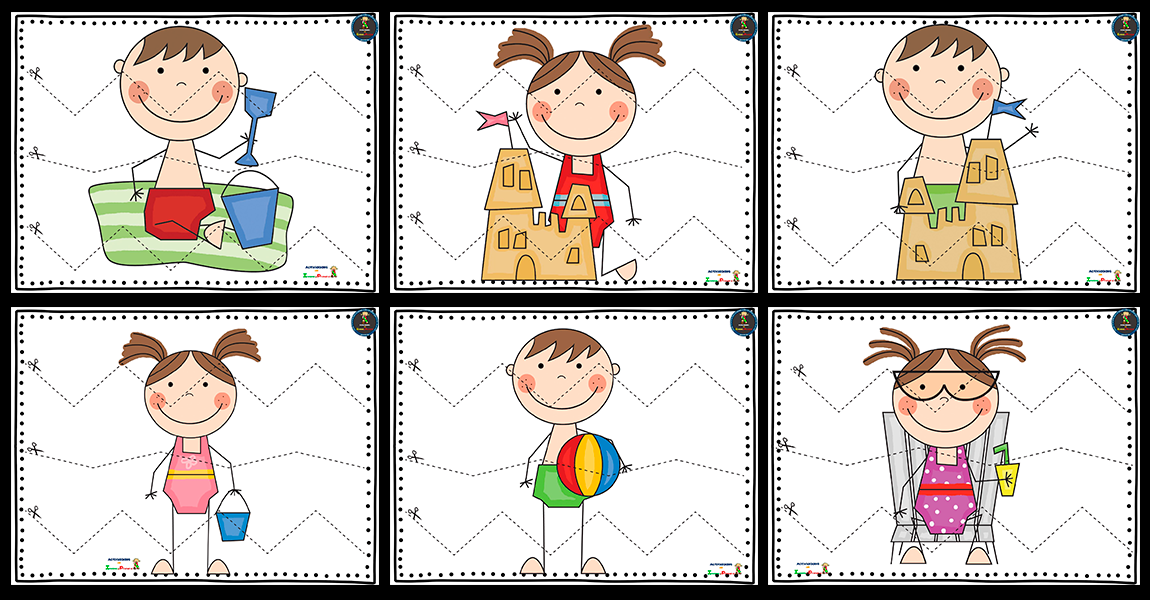 Recortables para trabajar la motricidad fina - Actividades de infantil ...