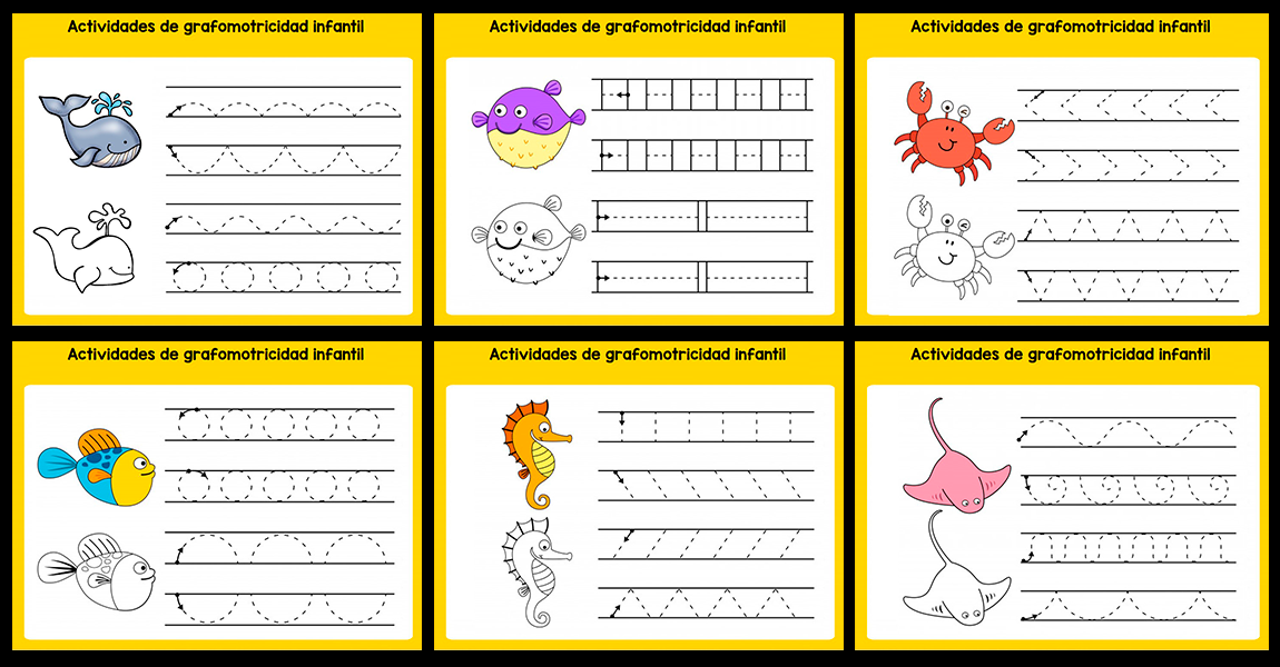 Bonitas fichas de animalitos para trabajar las motricidad fina durante ...