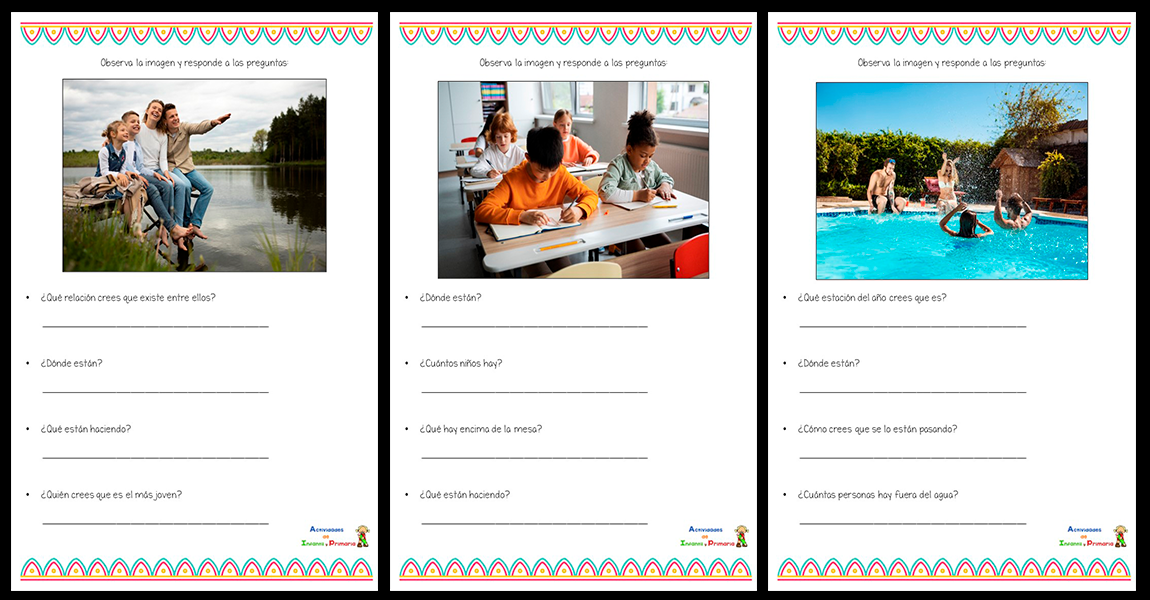 Comprensión lectora de preguntas a partir de una fotografía real ...