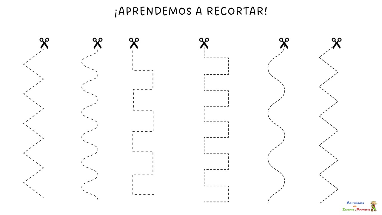 Fichas Para Aprender A Recortar Y A Usar Las Tijeras Actividades De