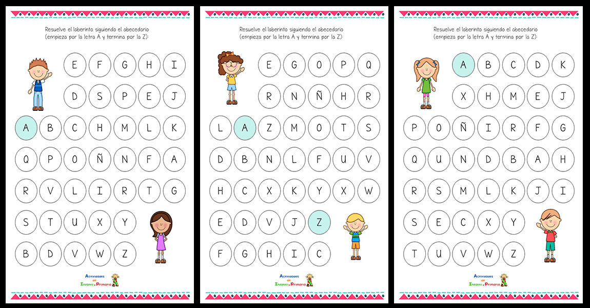 Laberintos De La Letra V PENTAGRAMA DE LABERINTOS Y VERSOS (Spanish