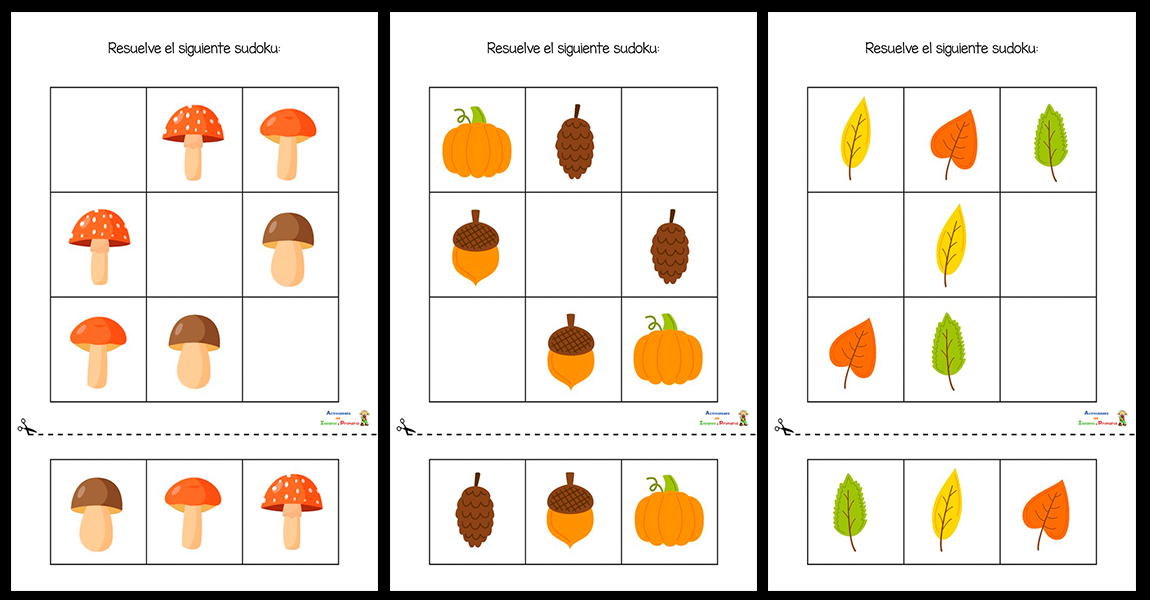 portada sudoku otoño