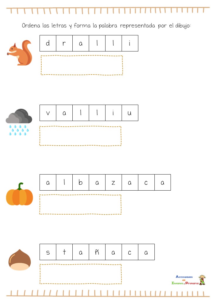 vocabulario otoño (1)