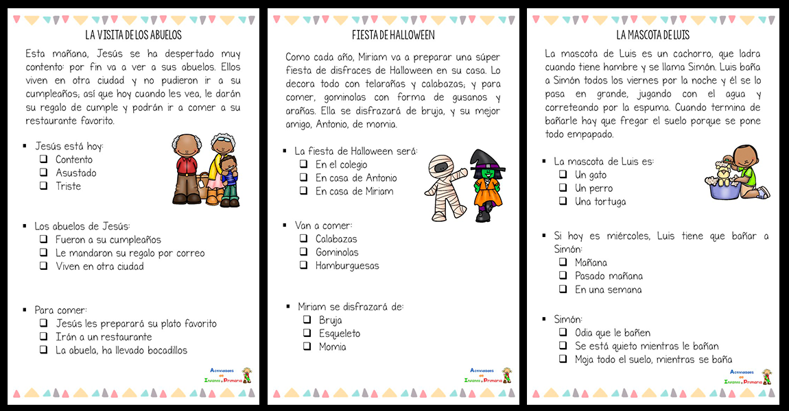 Nueva colección de lecturas cortas para trabajar la comprensión lectora ...