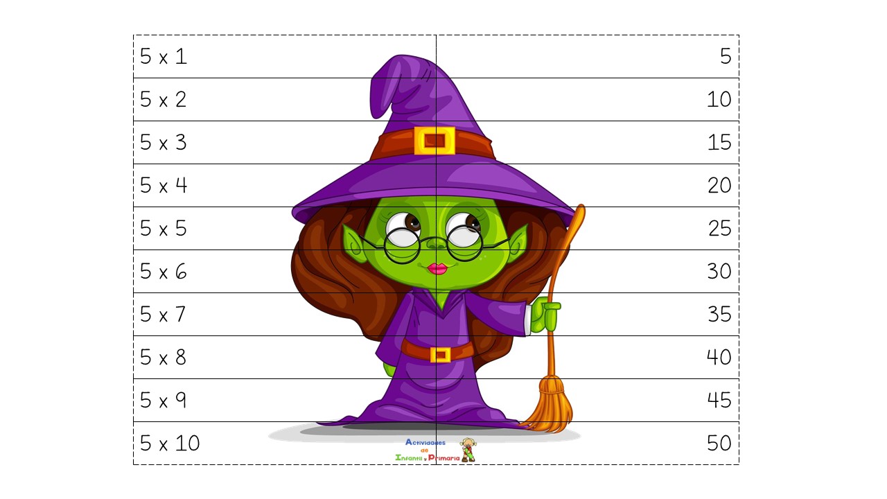 puzle tablas multiplicar halloween (5)