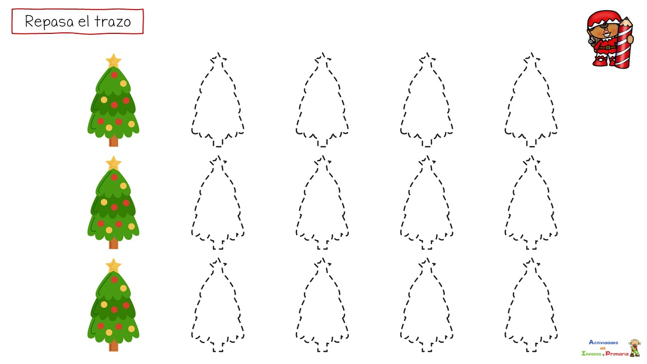 fichas grafomotricidad navidad (7)