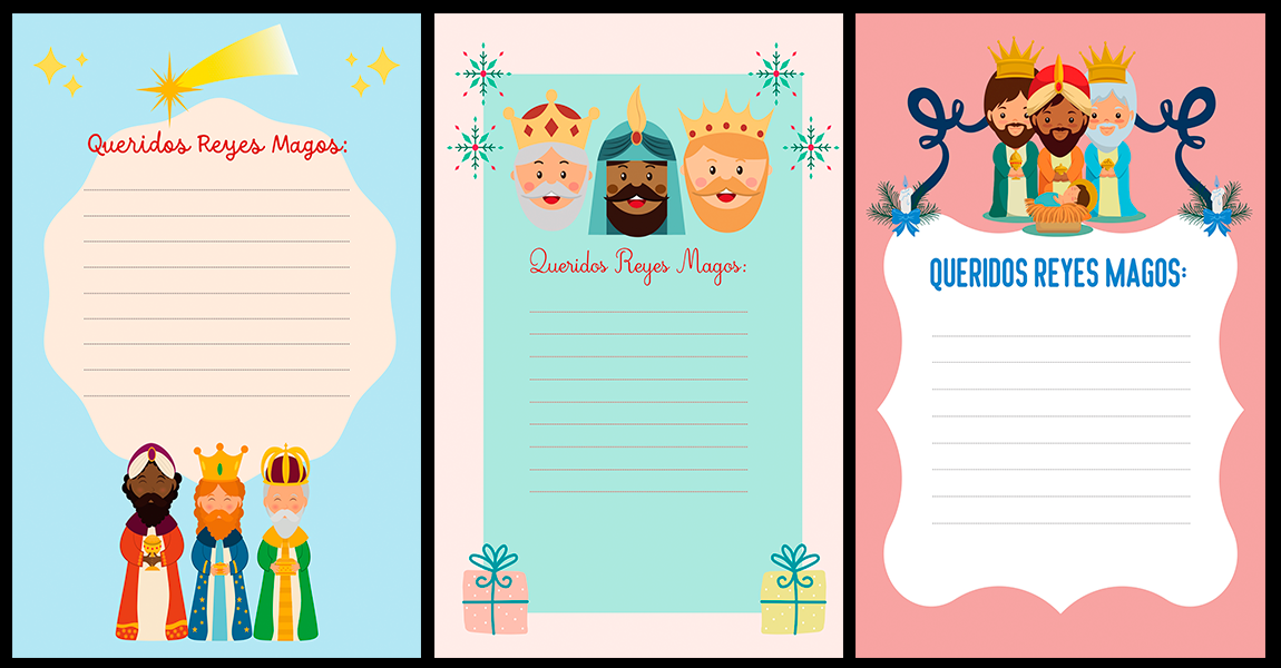 Plantillas para escribir la carta a los Reyes Magos - Actividades de ...