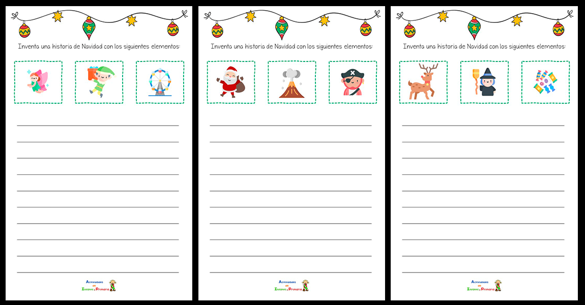 Escritura creativa: Inventa historias de Navidad - Actividades de ...