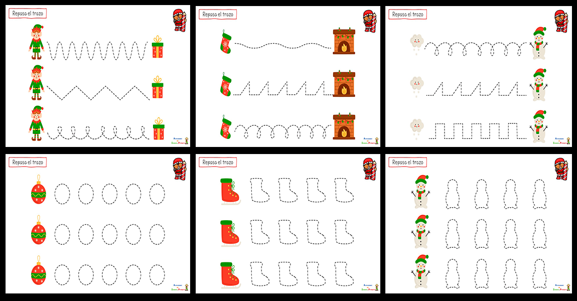Fichas de grafomotricidad para ejercitar la motricidad fina ...