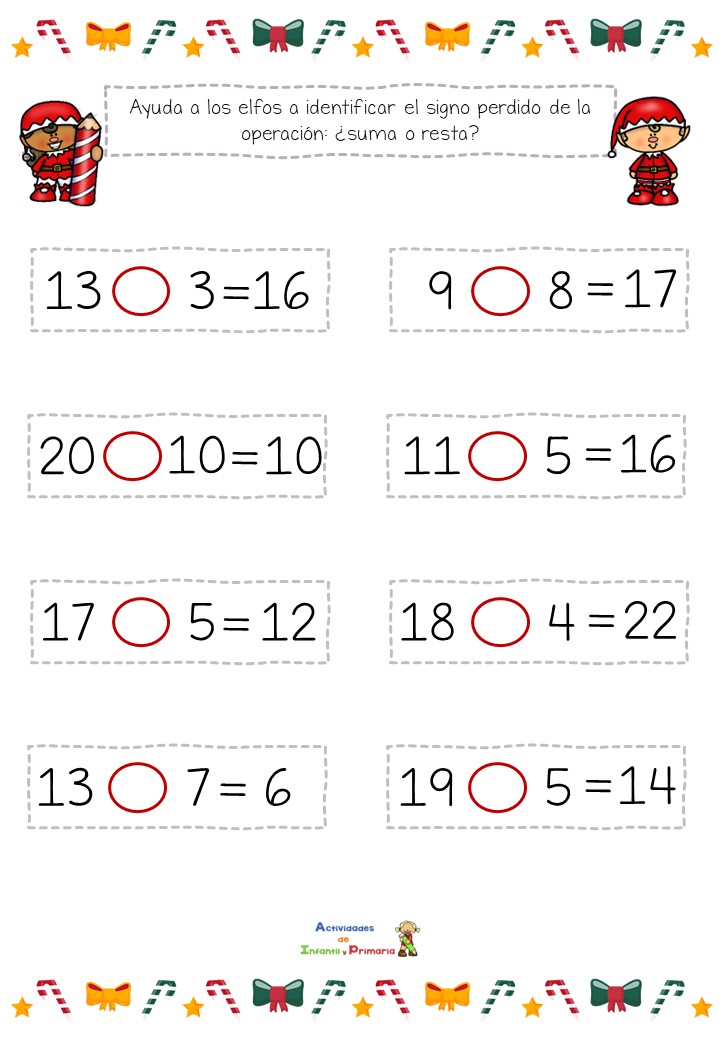 suma o resta navidad (2)