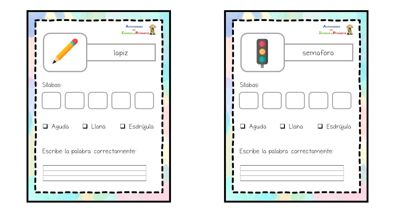 palabras con tilde (1)