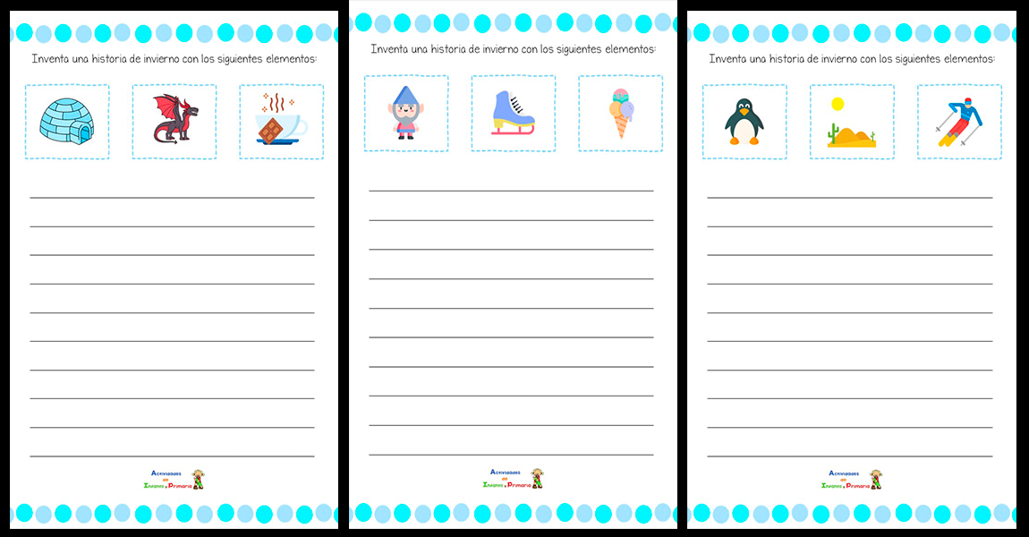 Escritura creativa: Inventa historias de invierno - Actividades de ...