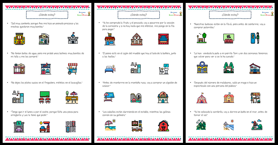 Ejercicio de comprensión lectora a través de inferencias: ¿Dónde ...