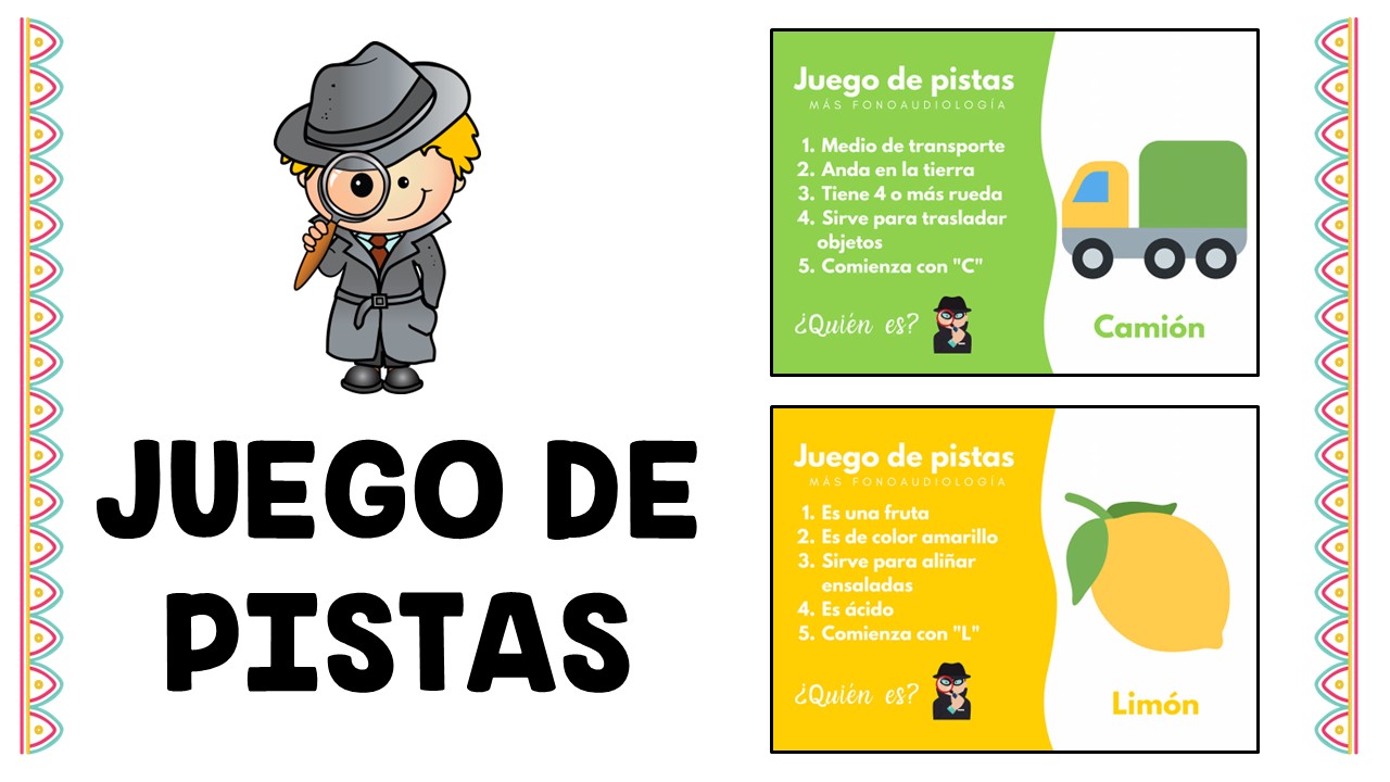 Divertido juego de pistas: ¿Qué es? - Actividades de infantil y primaria