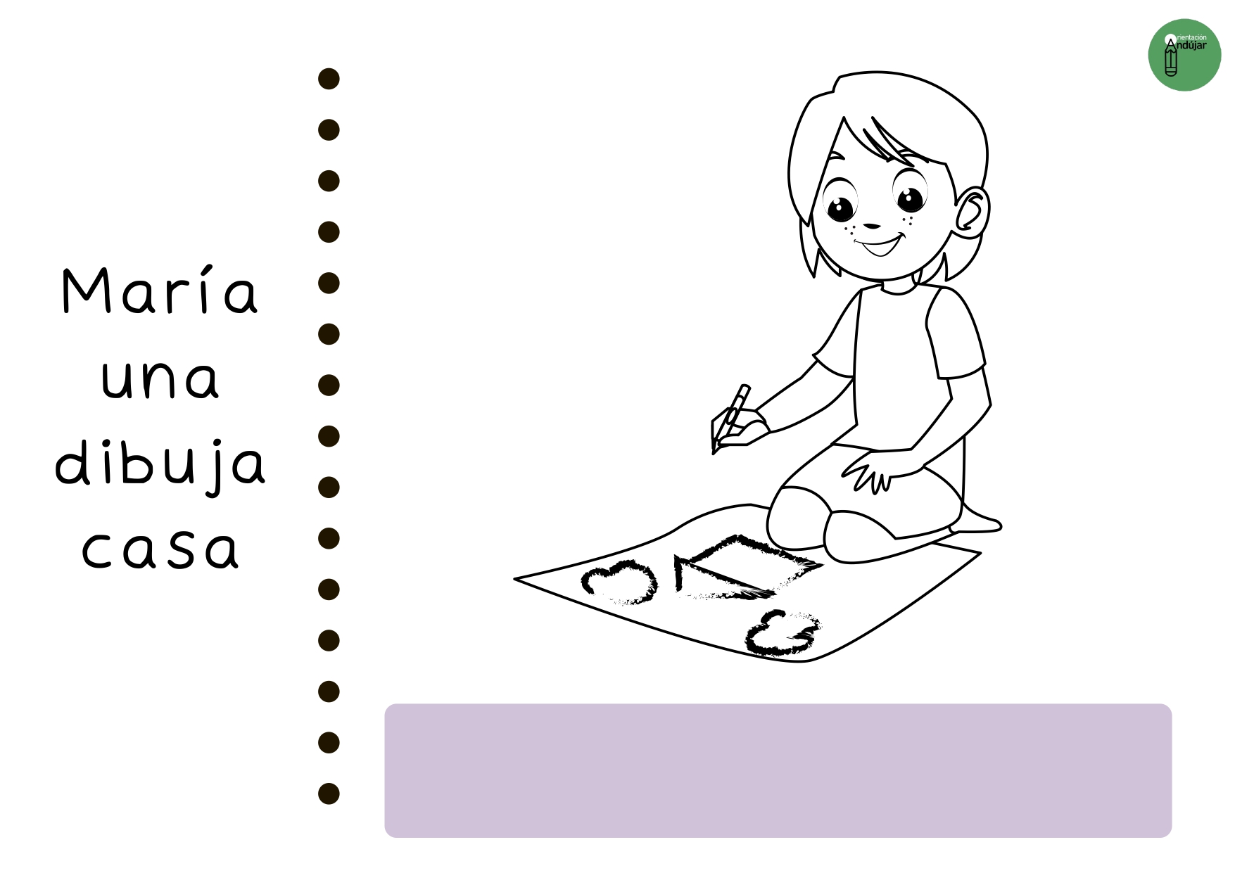 Ordena las palabras y colorea - Actividades de infantil y primaria