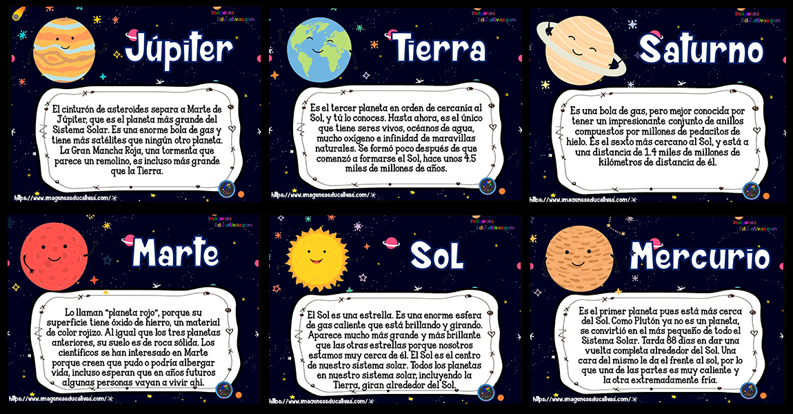 Sistema Solar Planetas Espacio Carteles E Impresiones