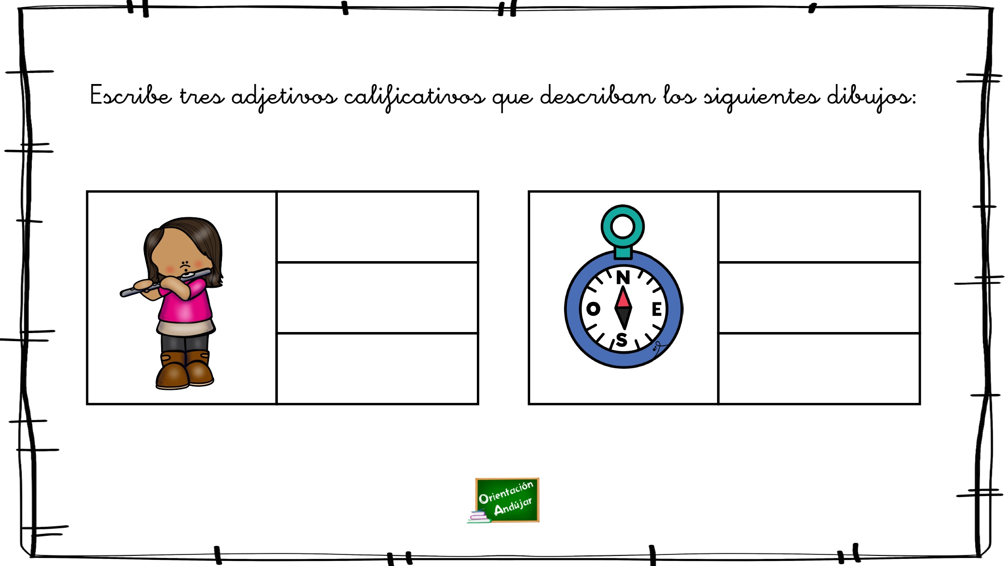 Conciencia Semanantica Trabajamos Los Adjetivos Calificativos Dibujospage 0008