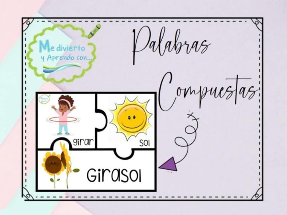 Hojas De Trabajo De Palabras Compuestas Con Imágenes Fichas Para