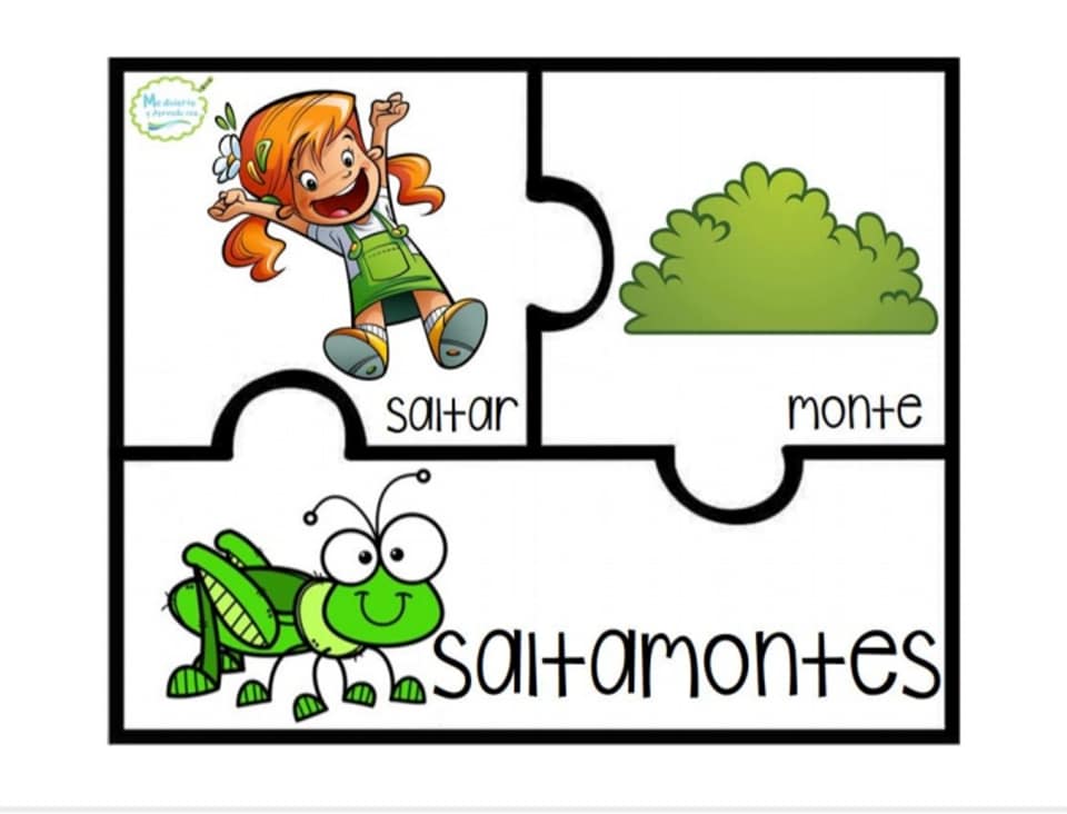 FICHAS PARA TRABAJAR LAS PALABRAS COMPUESTAS 6