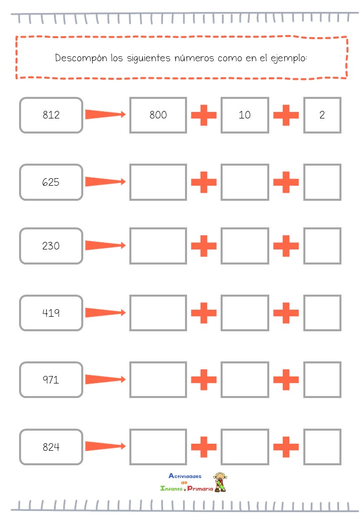 Descomposicion De Numeros Activity For Segundo Grado Matematica – Bilarasa Descomposicion De Numeros Activity For Segundo Grado Matematica – Bilarasa
