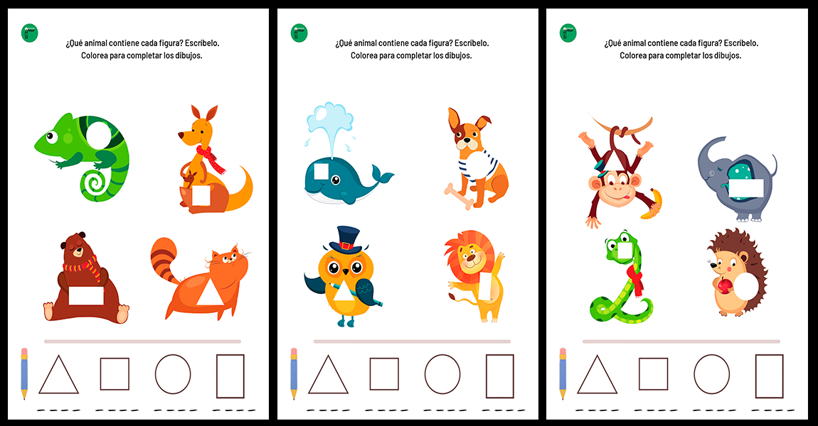 Recursos De Apoyo Educativo Cuatro Figuras Geomtricas C Figuras