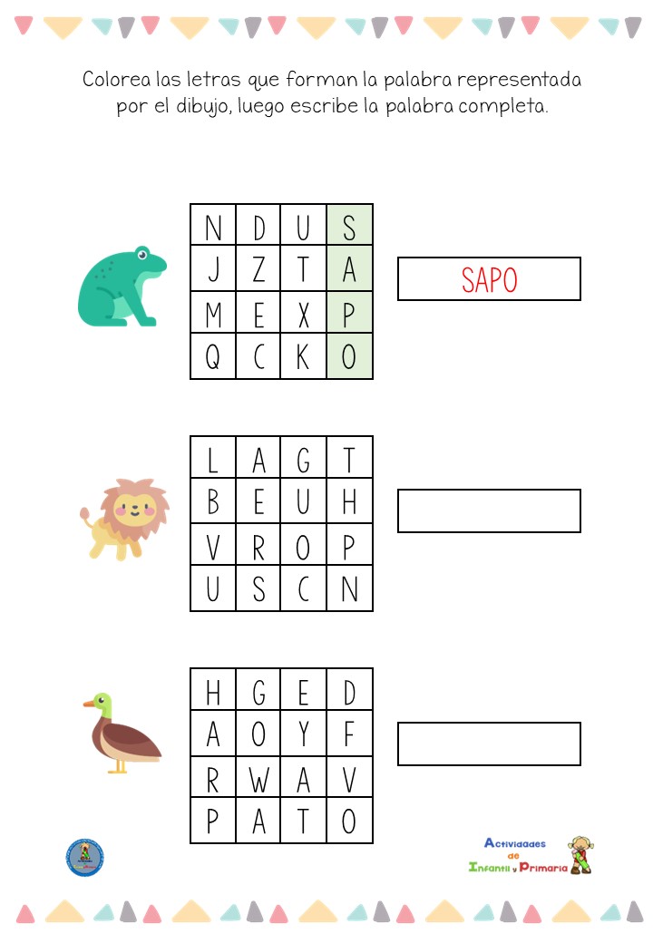 sopas de letras animales (1)
