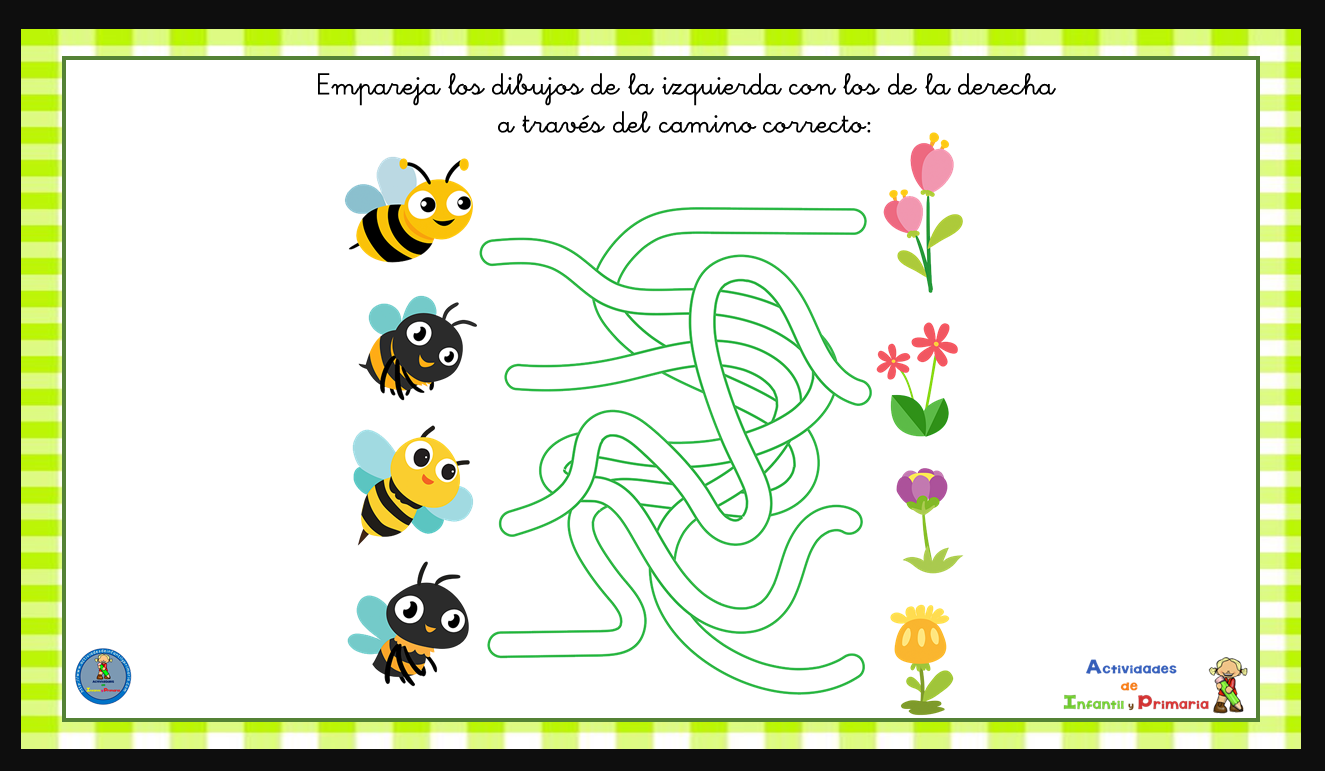 Preciosos laberintos para trabajar la atención en Infantil ...