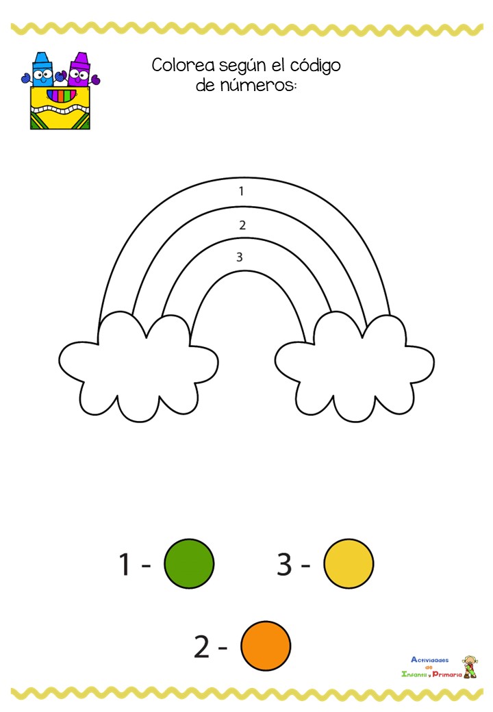 La primavera colorea los numeros espanol - Educational Images | Picstank